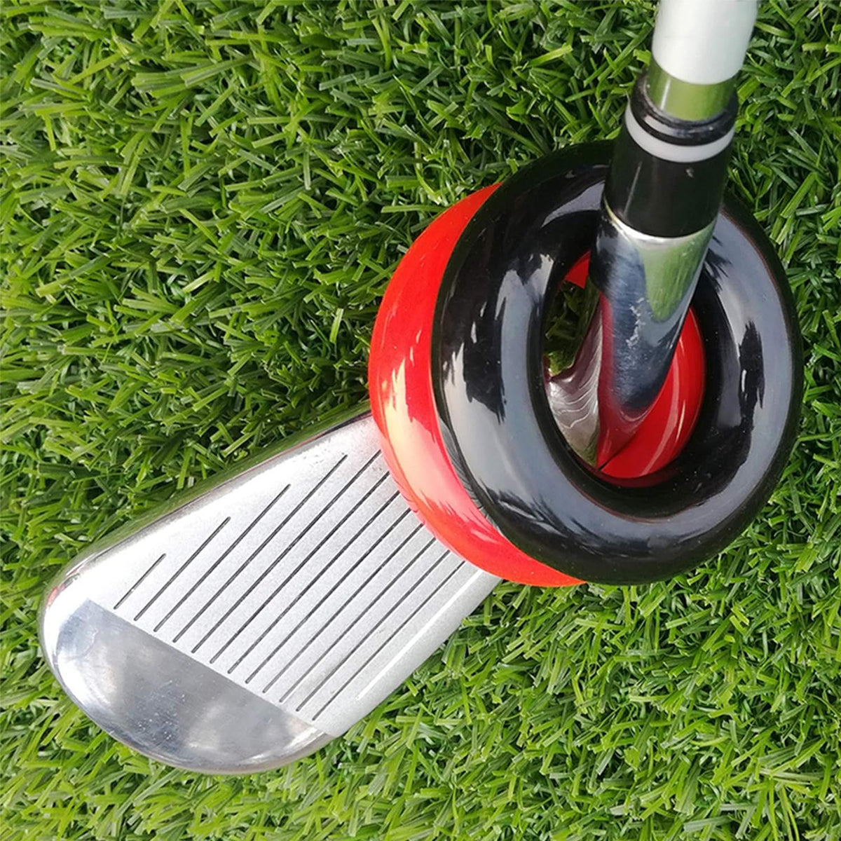 Golf Weighted Swing Ring, Golf Club Swing Donut with Smooth Swing Arm ...