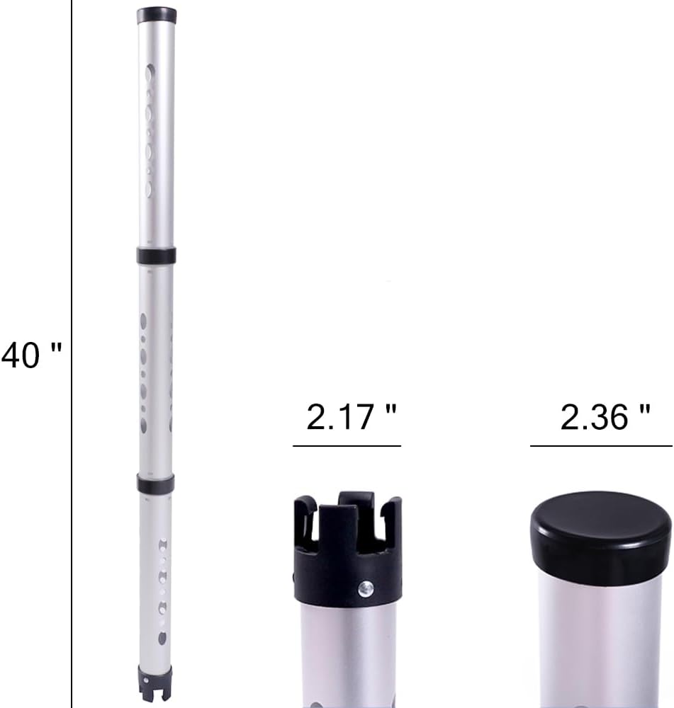 Golf Retriever,Aluminum Golf Ball Picker Upper Tube,40 Inch Golf ...
